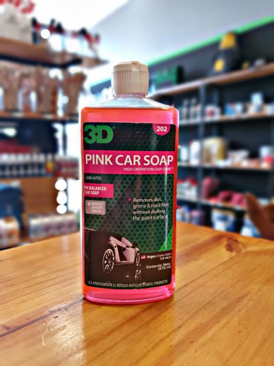 Pink Car Soap 16Oz 3D | MP CAR SHOP